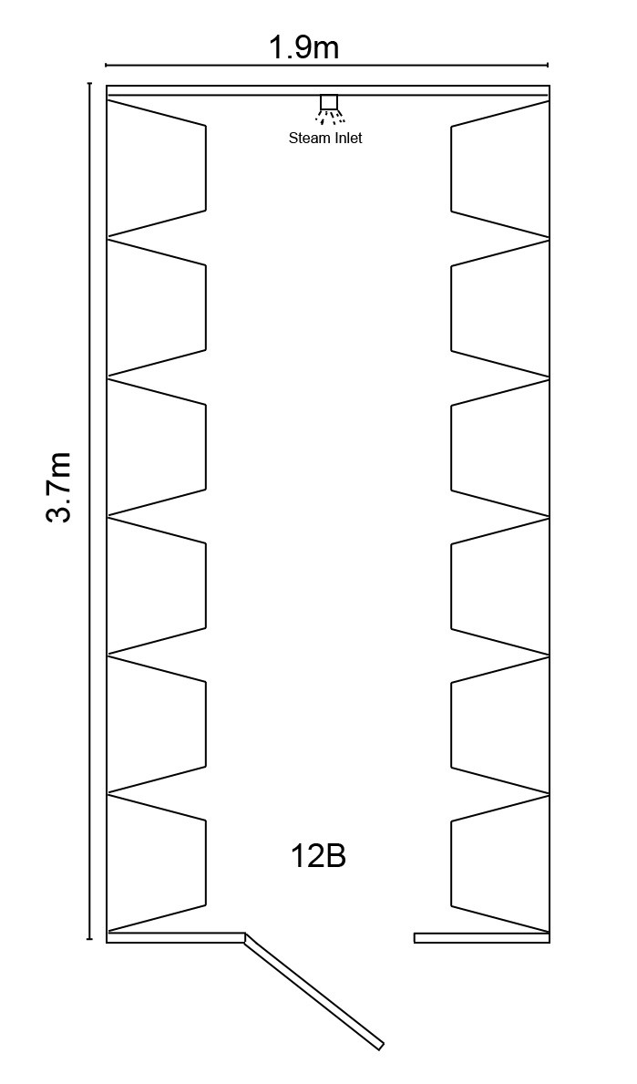 12 Seat Commercial Steam room