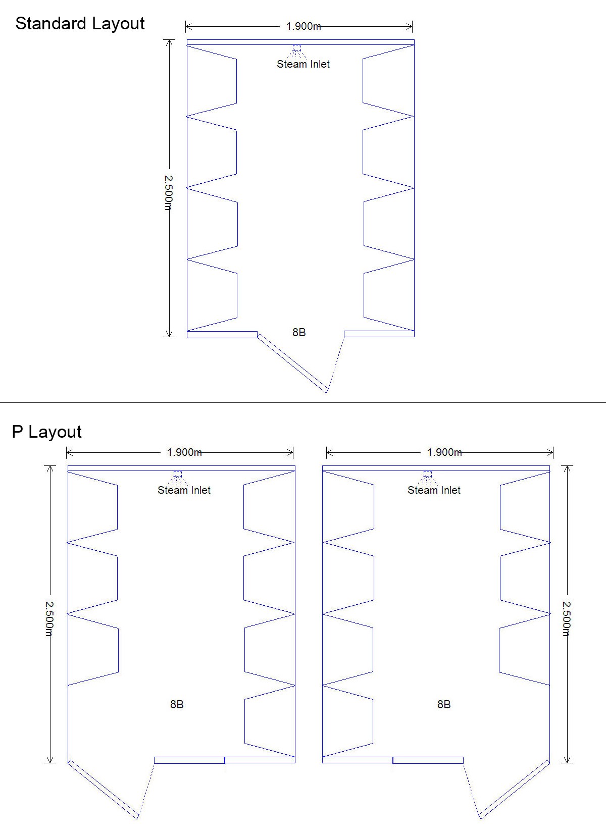 8 Seat Commercial Steam room