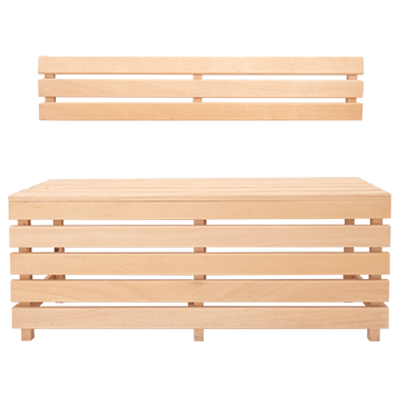 sauna bench kit