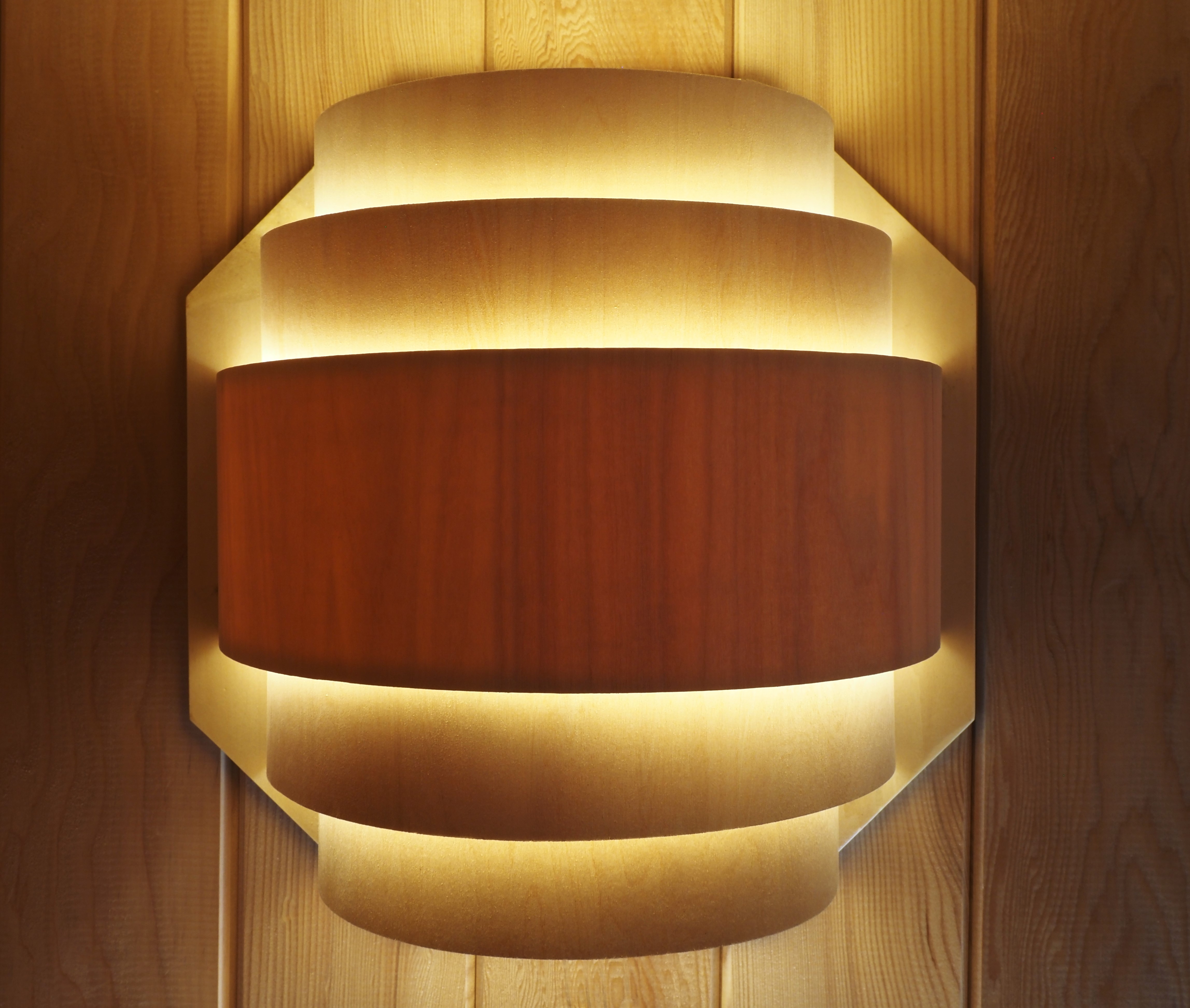 Sauna Light & Veneer Shade