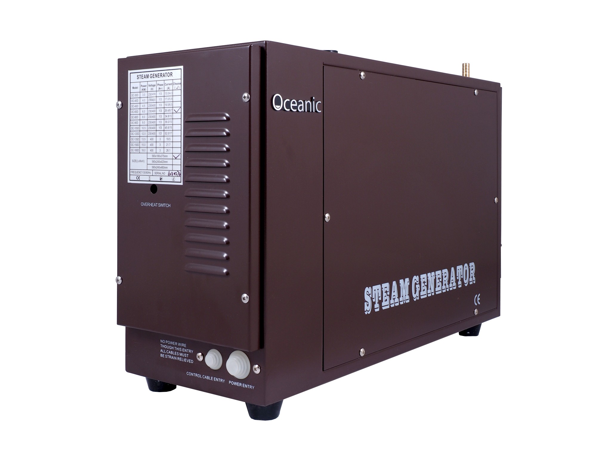 Oceanic9kW Commercial Intelligent Steam Generator