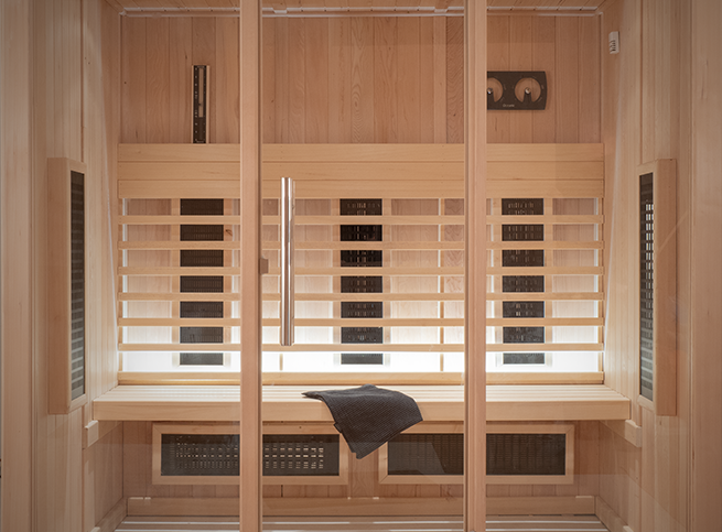 Infrarouges pour sauna domestique & commande