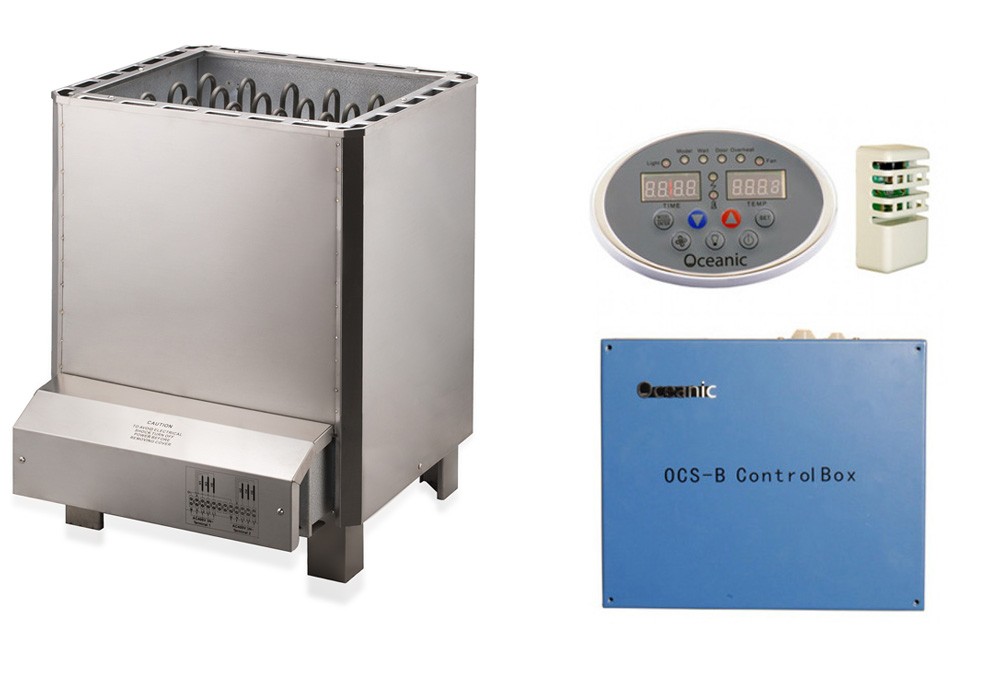 Aquecedor de sauna Oceanic de 15kW profissional (uso intensivo)