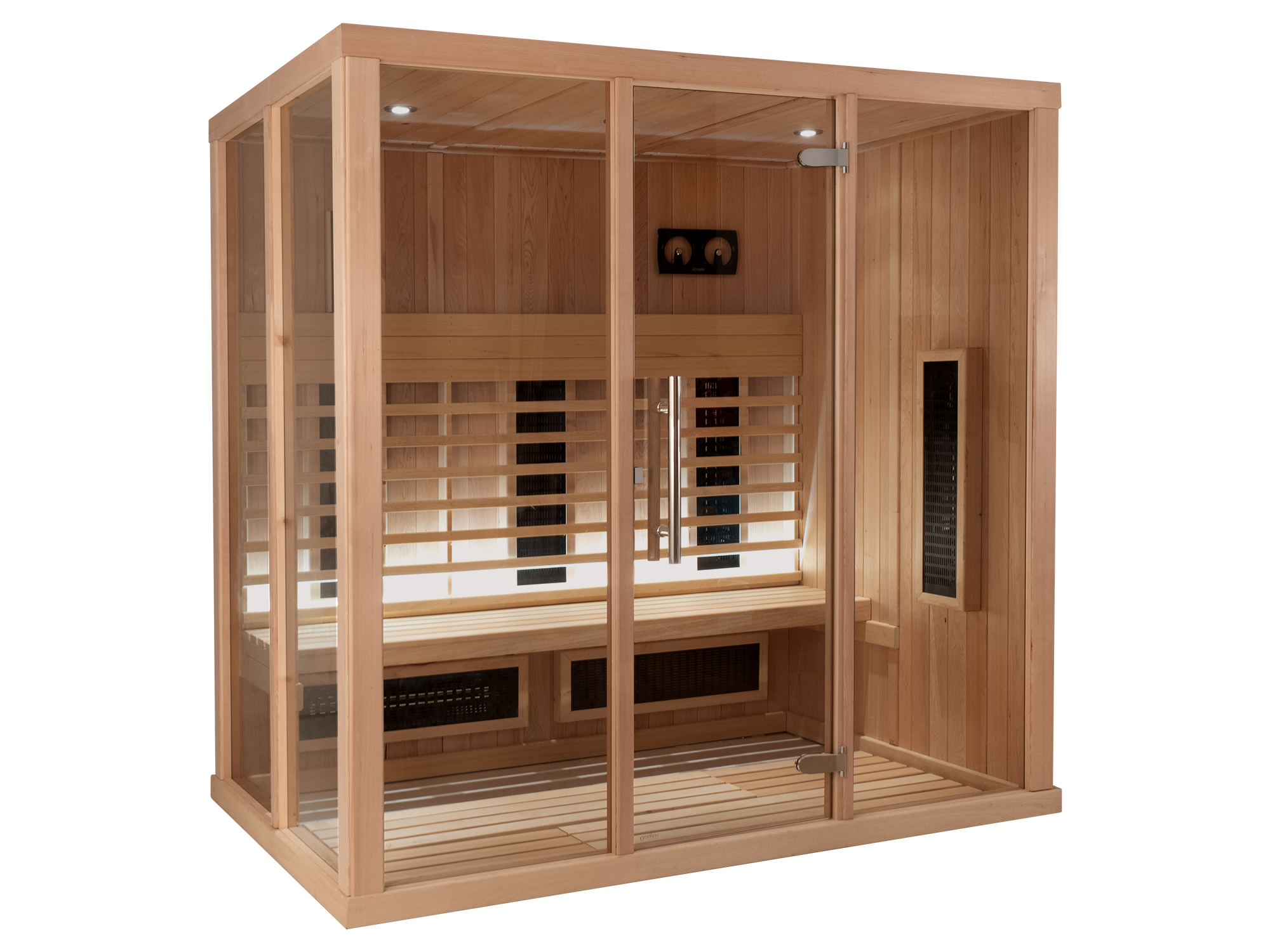 IR2530P Infrared Sauna Cabin with Parallel Benches